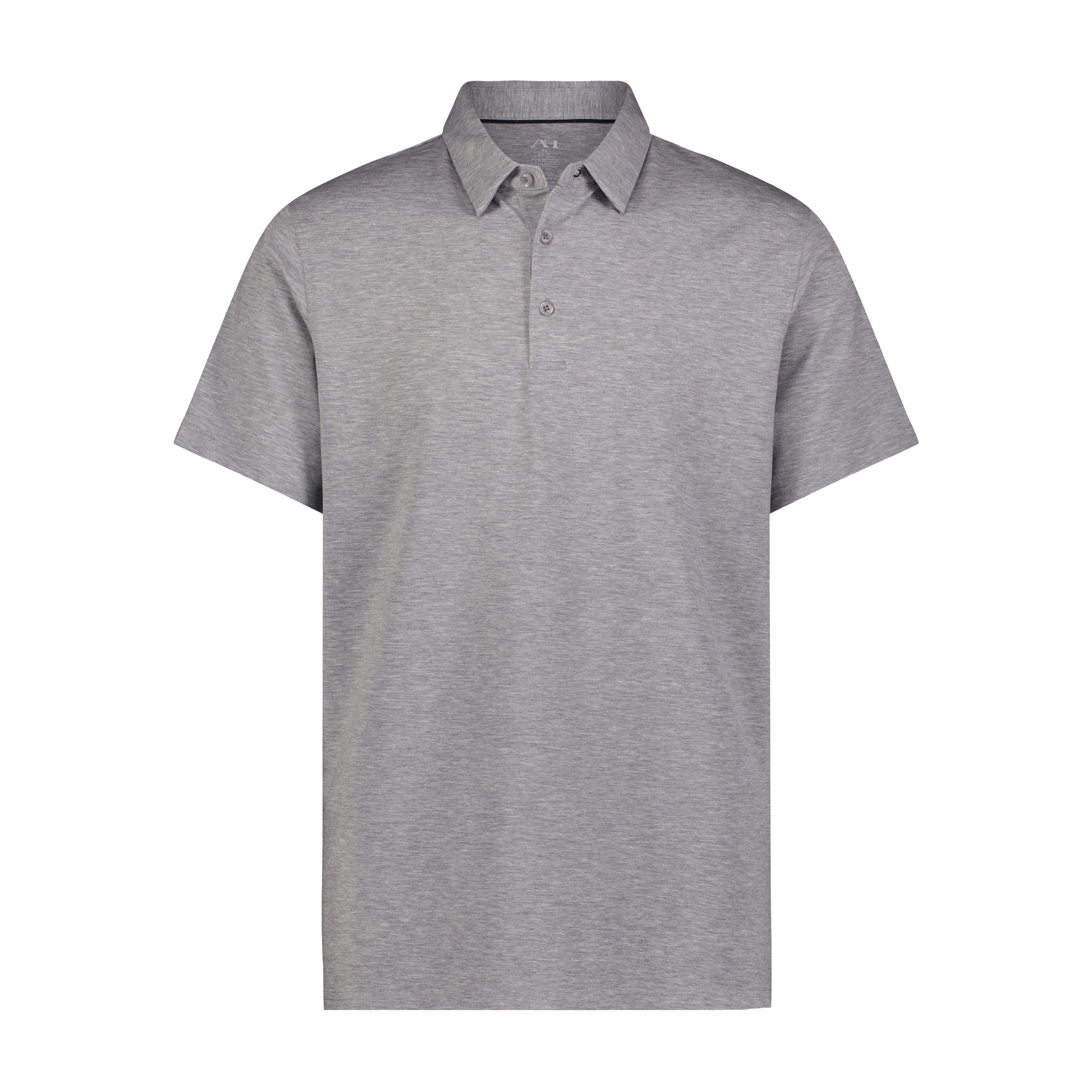 Solid Grey Performance Polo – American Heritage